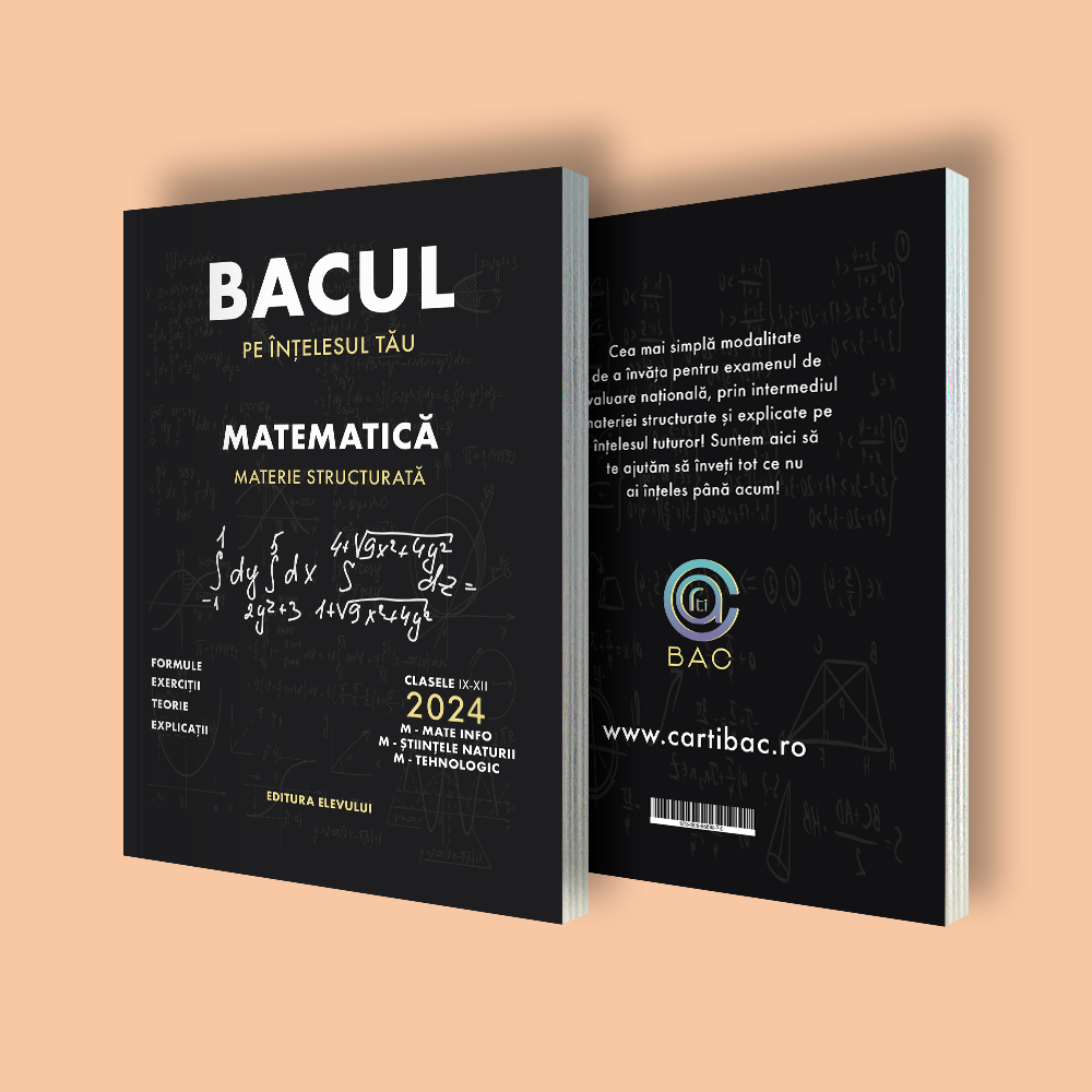 Carte Bacalaureat Matematică – Cartibac