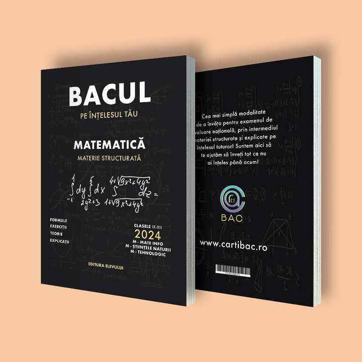 Carte Bacalaureat Matematică – Cartibac