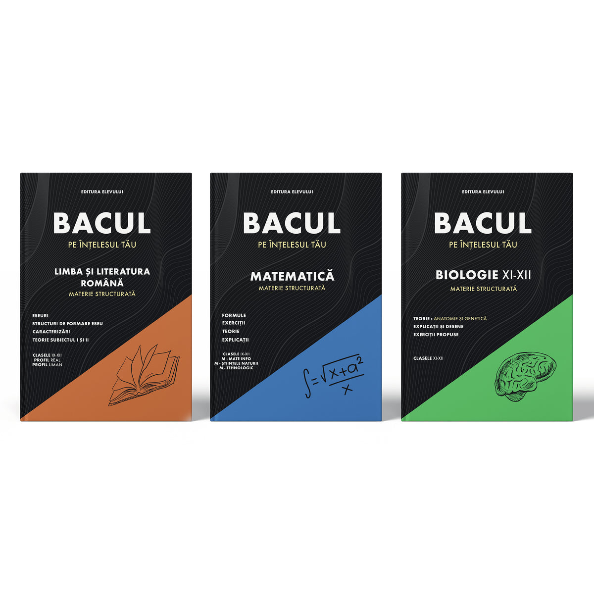 Pregătire Bacalaureat - Bac Română, Matematică, Biologie XI-XII
